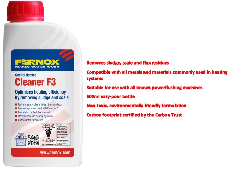 Fernox F1/F2/F3/F4/F5 Central Heating Protector Restorer Cleaner ...