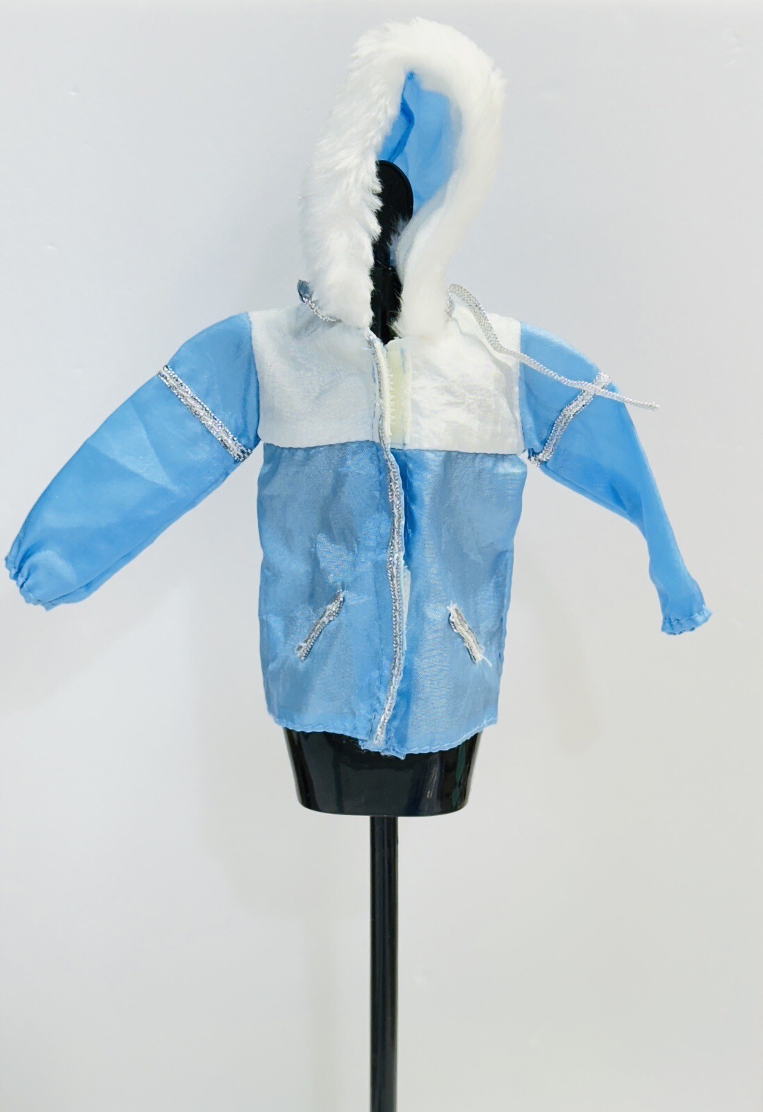 1998 Barbie Doll Jacket From The Fashion Coat Collection Blue Jacket ...