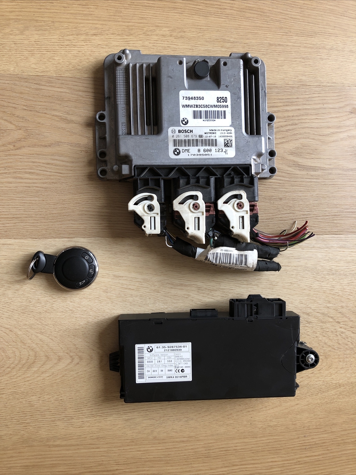 2012 Mini Cooper 1.6 Engine Computer Control Module ignition Set 261 ...