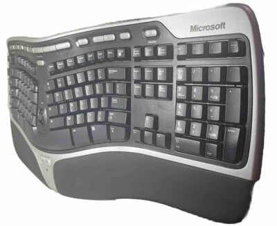 Microsoft Natural Ergonomic Desktop 7000 WTA-00001 Wireless Keyboard ...