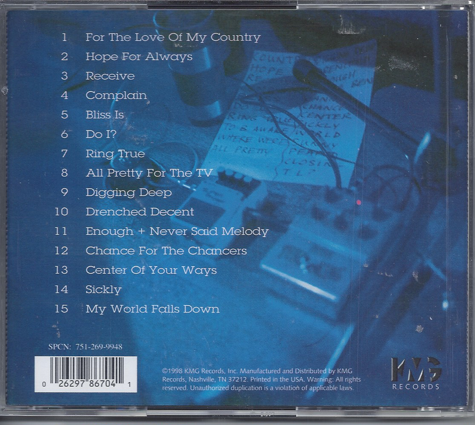 Poor Old Lu-In Their Final Performance CD Christian Alt Rock Hunter ...