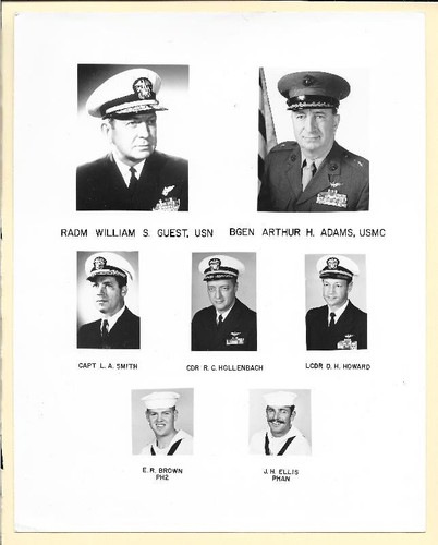 1964-? Rear Admiral William Guest & USMC General Arthur Adams Original ...