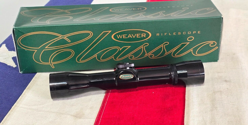 Weaver Classic Handgun Pistol Scope 4x28mm Black Gloss Model 849425 ...