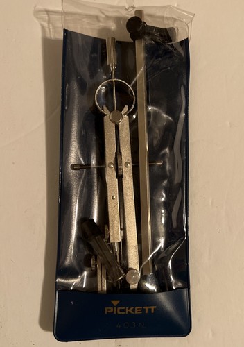 Pickett Bruning Bow Compass 403 N Plastic Pouch Lead Extender Drafting ...