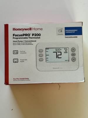 Honeywell Home FocusPRO P200 Programmable Thermostat TH2320U4006 Heat ...