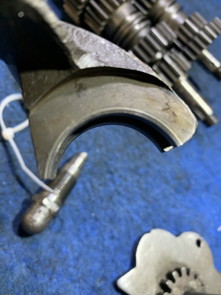 Triumph Pre Unit Gearbox Set Cluster Mainshaft Lay Shaft Gears ...