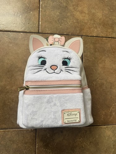 Disney Aristocats Loungefly Mini Backpack NWT!! Cosplay Fuzzy White | eBay