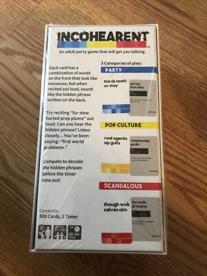 What Do You Meme? Incohearent Incoherent Adult Party Board Game With ...