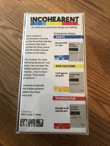 What Do You Meme? Incohearent Incoherent Adult Party Board Game With ...