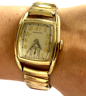 Hamilton Dodson 10k Gold Filled Gents Art Deco Vintage