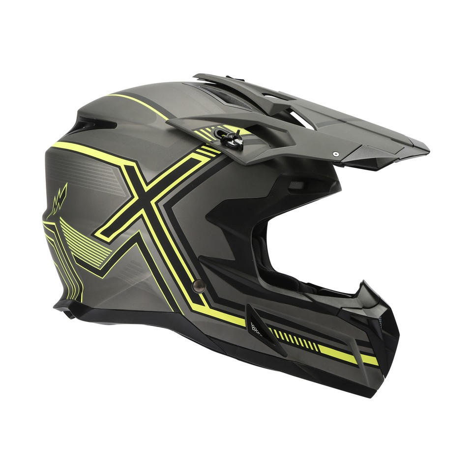 DOT Adult Motorcycle Motorcross Helmet ATV MX Dirt Street Bike Size M/L ...
