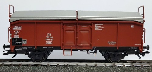 MÄRKLIN 00765-07 - Schiebedachwagen Kmmks 51 der DB ohne Bremserhaus ...