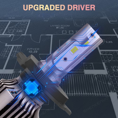 2 SUPER LED HEADLIGHT bulb for Polaris 600 1985-2008 replaces 2870448 ...