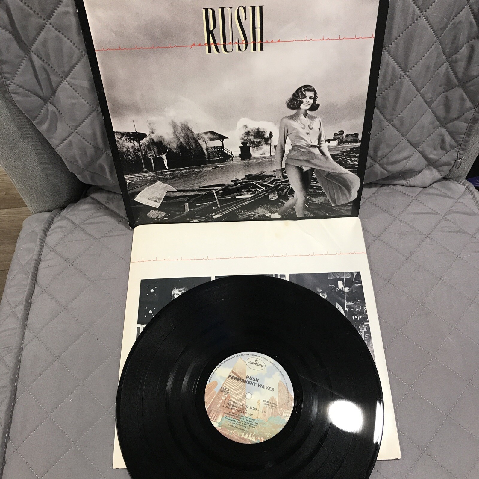 RUSH Permanent Waves LP 1980 VINYL Mercury Rare Misprint Alternate ...