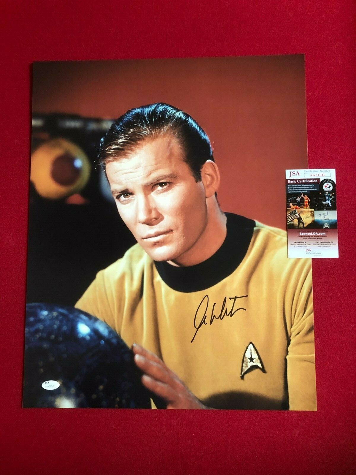 William Shatner Autographed Memorabilia | Signed Photo, Jersey ...