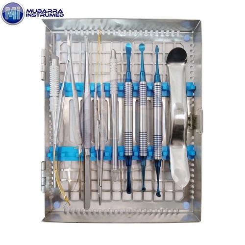 Dental Micro Oral Surgery Periodontal Kit With Sterilizing Cassette ...