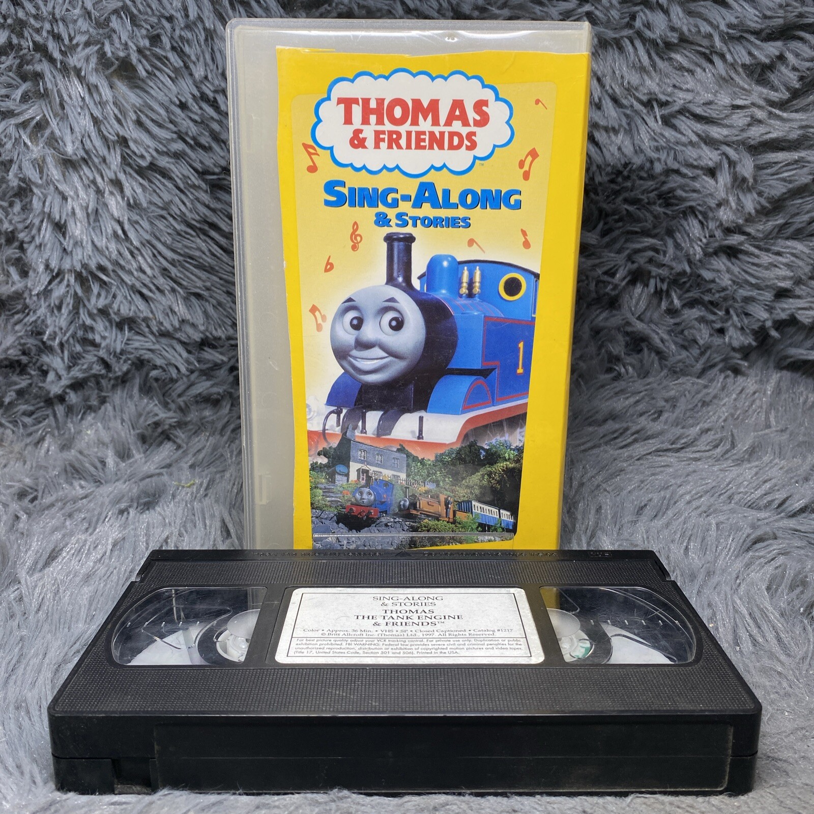 Thomas The Tank Engine & Friends Sing-Along Stories VHS Tape Show Train ...