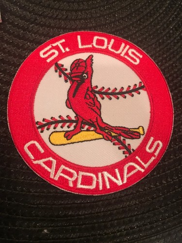 ST LOUIS CARDINALS vintage iron on embroidered logo patch 3.5” | eBay