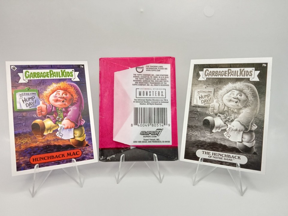 UNIVERSAL MONSTERS FULL 24X GPK CARD SET, VERY RARE 1st PRINT +PLUS ...