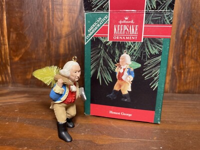 Hallmark Keepsake Ornament "Honest George" 1992 | eBay
