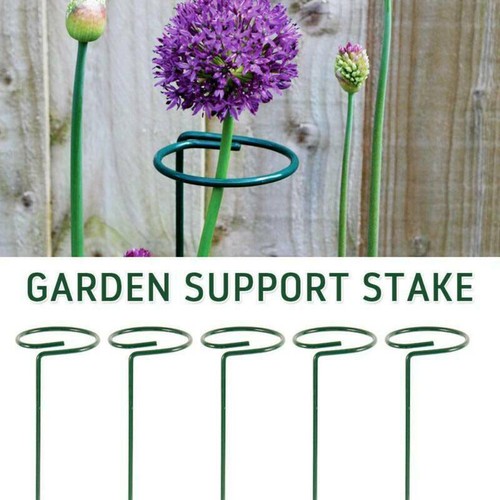 5PCS Bow Metal Plant Supports Stake for Peonies Hydrangea Strong Metal ...
