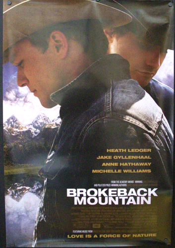 Brokeback Mountain - 2005 Original DS RLD One Sheet Poster. Ledger ...