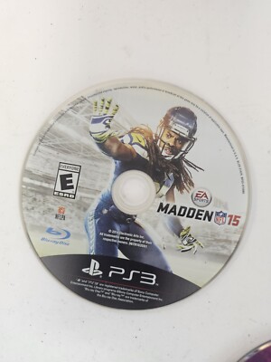 ps3 madden 15 disc only HEAVILY SCRATCHED | eBay