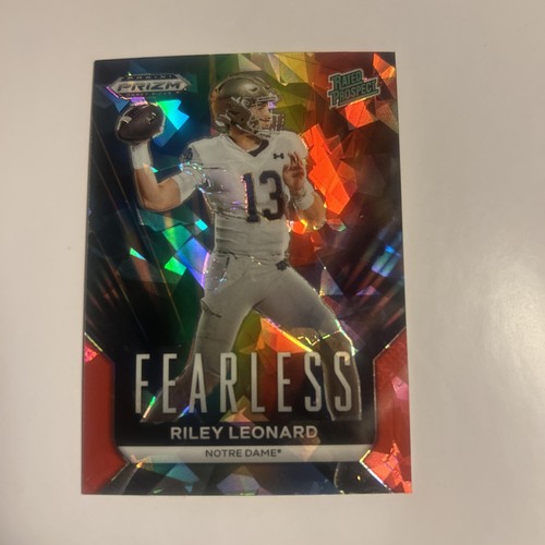 2024 Panini Prizm Draft Picks - Fearless Red Ice Prizm #F-RL Riley ...