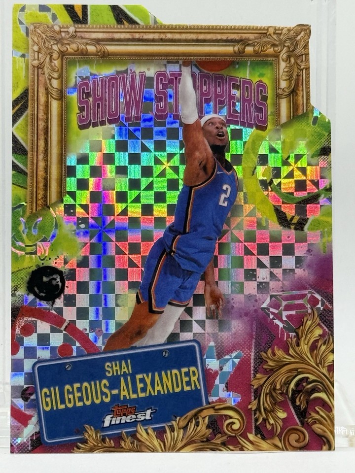 2025 Topps Finest Show Stoppers ~ NBA MVP Shai Gilgeous-Alexander (NBA ...