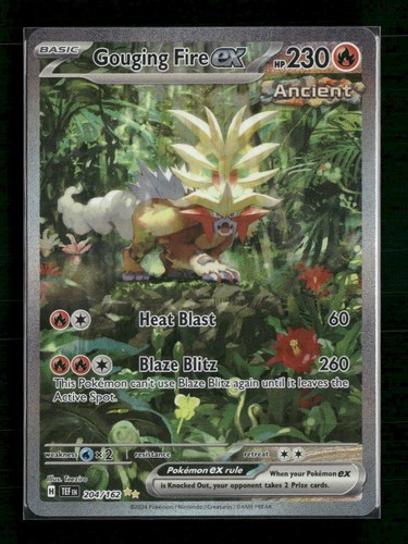 Gouging Fire ex SV05: Temporal Forces #204/162 | eBay