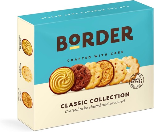 Border Biscuits Classic Sharing Pack Gift Box Premium Cookies 400g Free ...