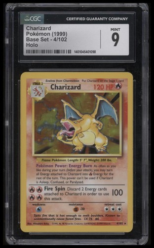 1999 POKEMON BASE SET CHARIZARD HOLO 4/102 | eBay