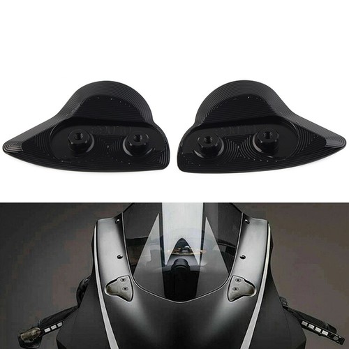 Black Rearview Mirror Block Off Base Plates Cover For Yamaha YZF-R6 ...