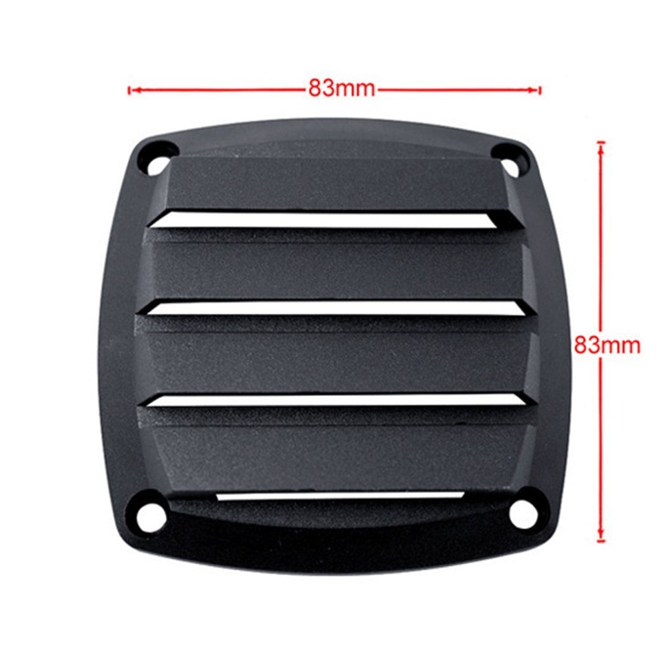 Weather Resistant Black Louvered Vents for Marine Boat Yacht Hull Air ...