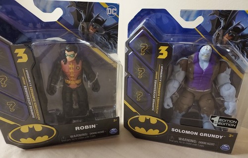 Spin Master DC Comics 2 Pck Robin* Solomon Grundy 1st Edition ...