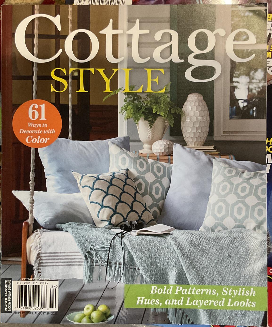 COTTAGE STYLE MAGAZINE 2022 61 Way To Decorate With Color | eBay