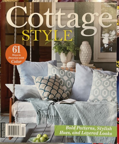 COTTAGE STYLE MAGAZINE 2022 61 Way To Decorate With Color | eBay