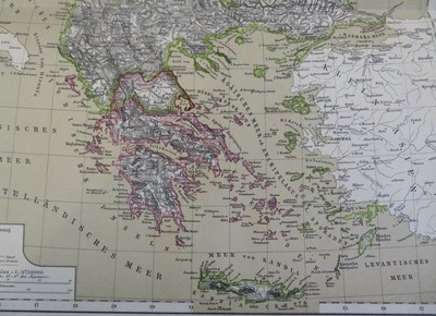 1900-Now - Map Of Balkan