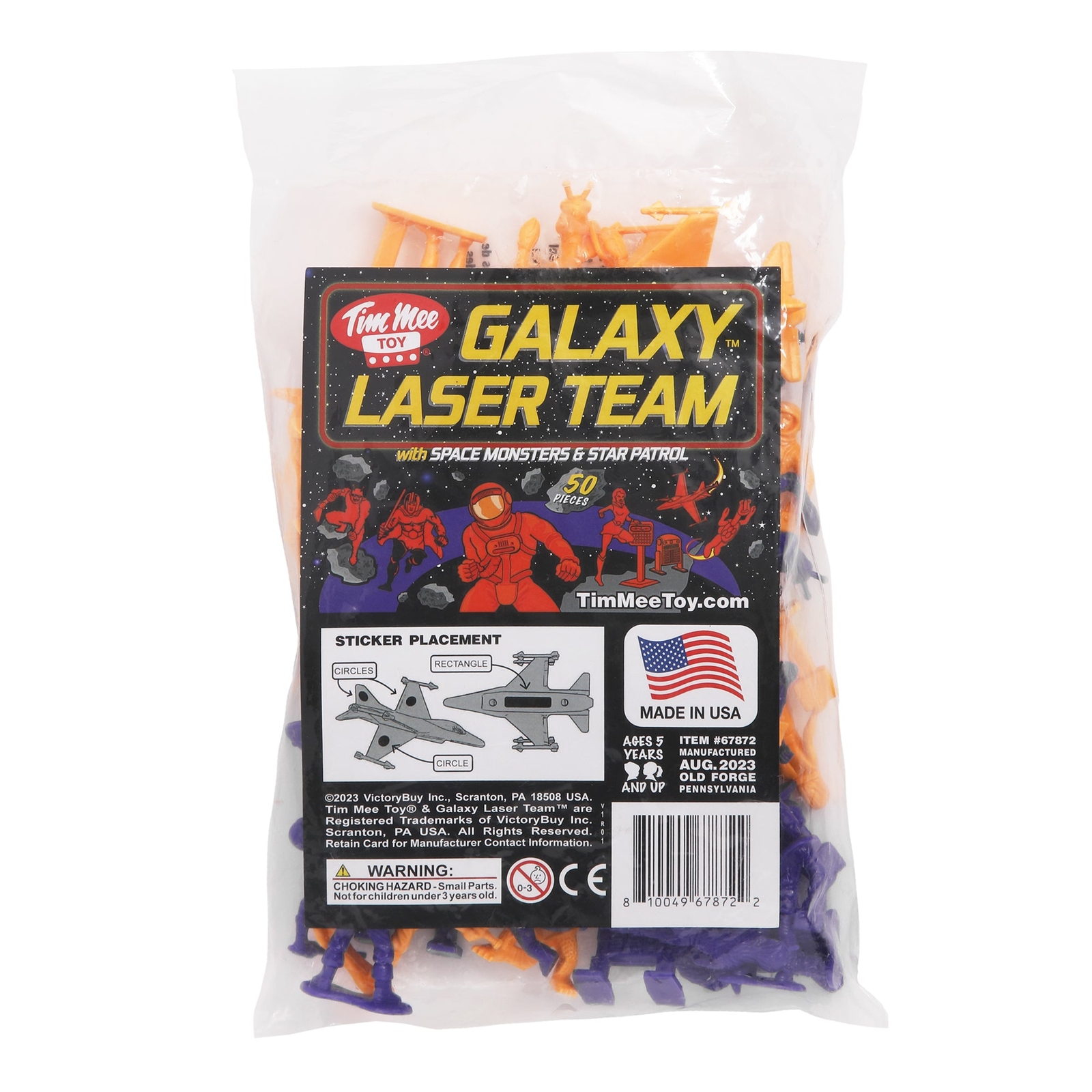 TimMee Processed Plastic GALAXY LASER TEAM Tim Mee STAR PATROL Space ...