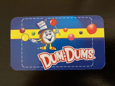 Rare Spangler Candy Co Bryan OH Dum Dums Drum Man Candy magnet promo ...