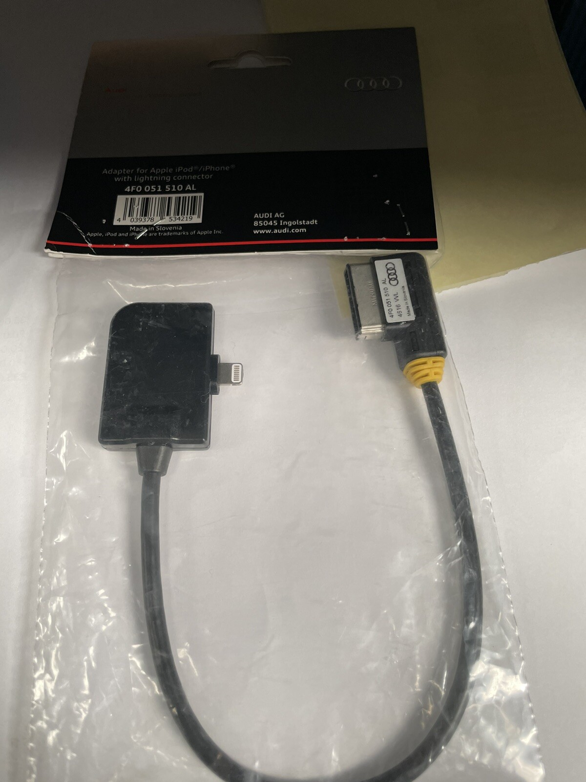 GENUINE AUDI AMI LEAD APPLE IPHONE 11 MUSIC LIGHTNING AUDI CABLE ...