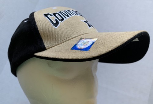 VANDERBILT UNIVERSITY COMMODORES STAR V BASEBALL CAP HAT BLACK AND TAN ...