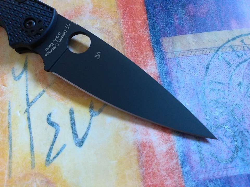 Spyderco Native Chief Lightweight, Black DLC CTS-BD1N Plain Blade ...