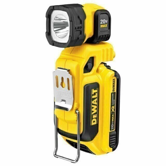 DEWALT DCL044 20V MAX LED Work Light Magnetic Freestanding Clip-On Tool ...