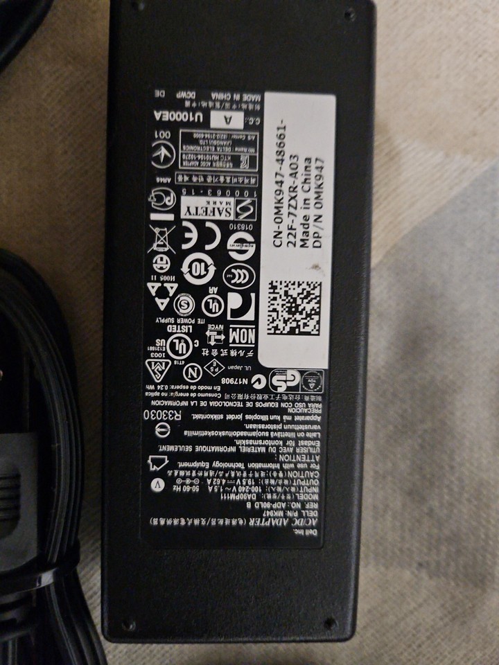 AC Adapter Charger For Dell 0Y4M8K DA90PM111 LA90PM111 LA90PS0-00 P10F ...
