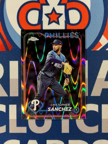 2024 Topps Update Chrome Lava Refractor Cristopher Sanchez #USC101 | eBay