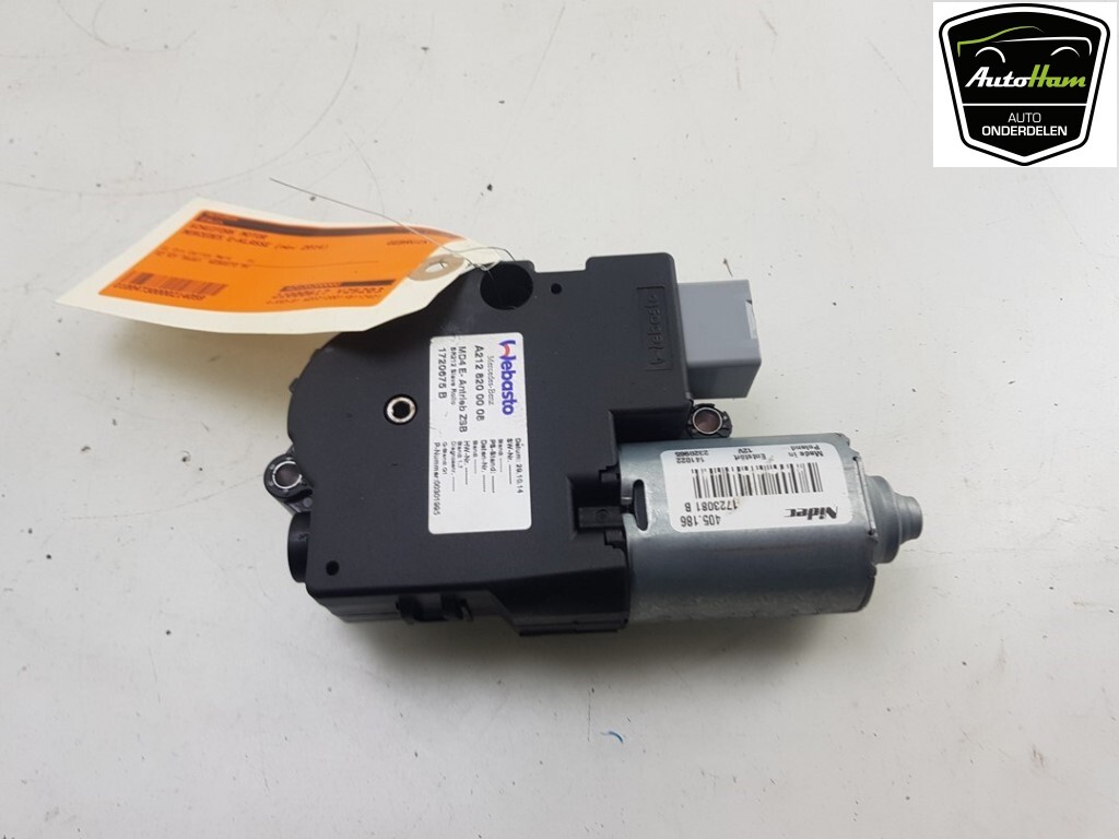A2128200008 MOTOR DE TECHO SOLAR SUN ROOF MOTOR Mercedes-Benz E (W212 ...