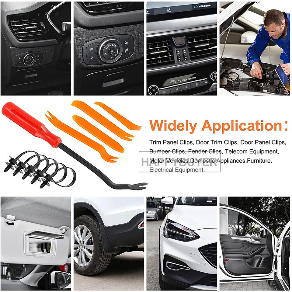 731 PCS Car Body Trim Clips Retainer Bumper Auto Panel Push Plastic ...