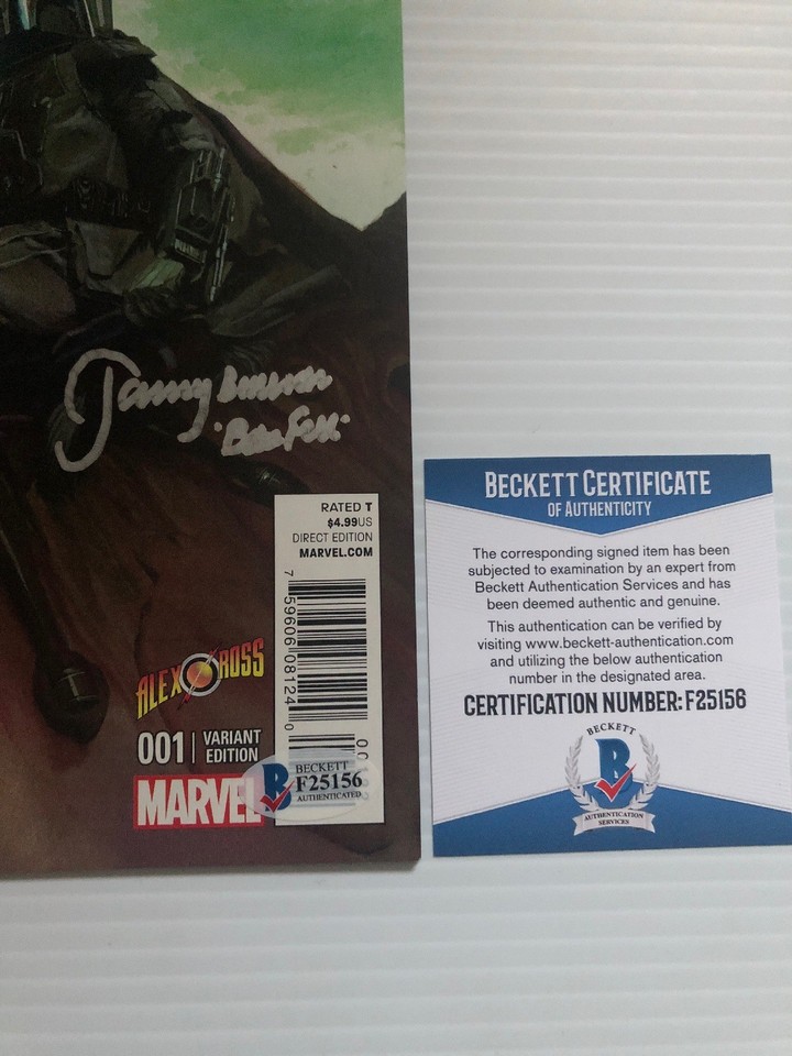 Jeremy Bulloch Signed Autographed Stars Wars Boba Fett Alex Ross Comic ...