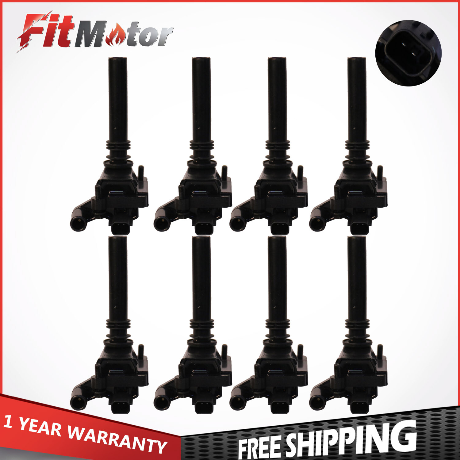 Set of 8 Ignition Coils For Dodge Ram Durango Chrysler 300 5.7L UF378 ...